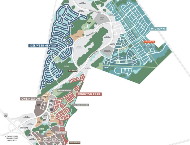 Nexton is Located in Summerville, SC near Charleston